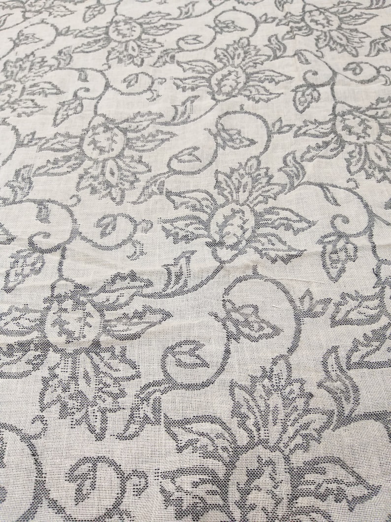 Cotton Cutwork Fabric Handmade Cotton Fabric Handloom Cotton Fabric ...