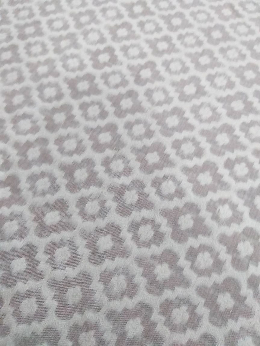 Silk Cotton Cutwork Fabric Handmade Fabric Handloom Fabric Indian Silk ...