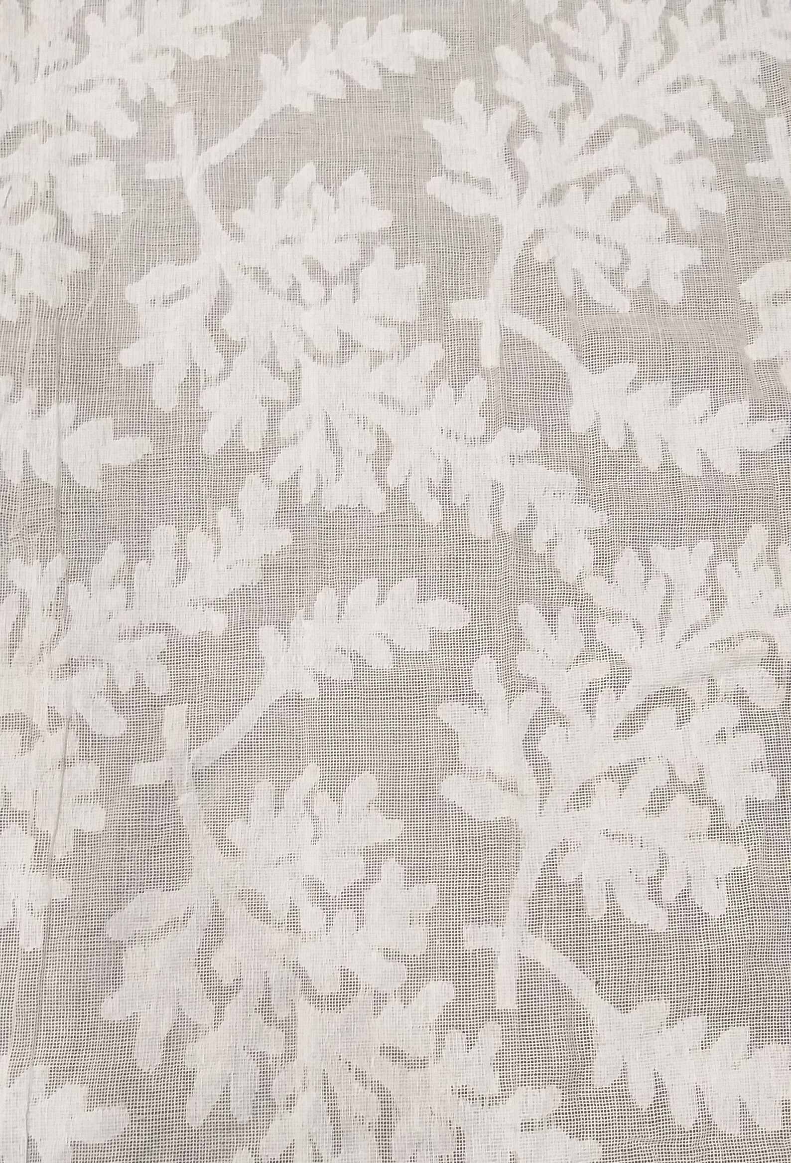 Banarasi Cotton Cutwork Fabric Handmade Cotton Fabric Handloom Cotton ...