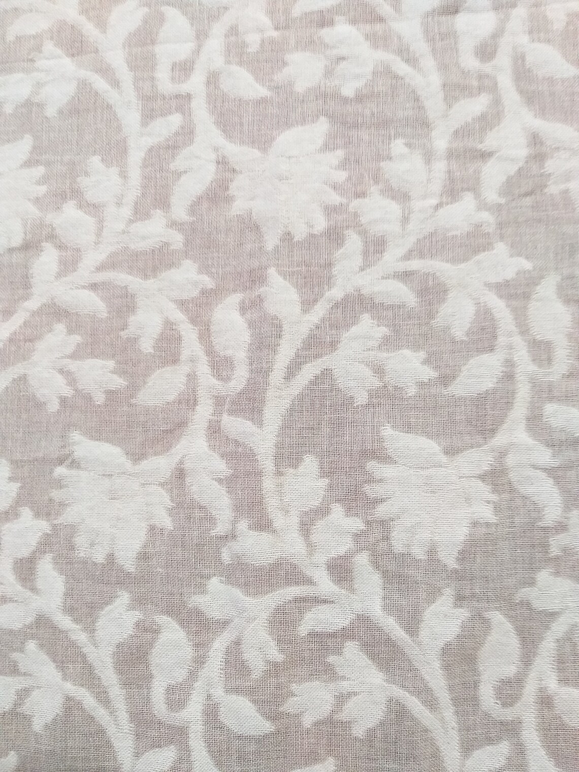 White Cutwork Fabric Handmade Cotton Fabric Handloom Cotton Fabric ...