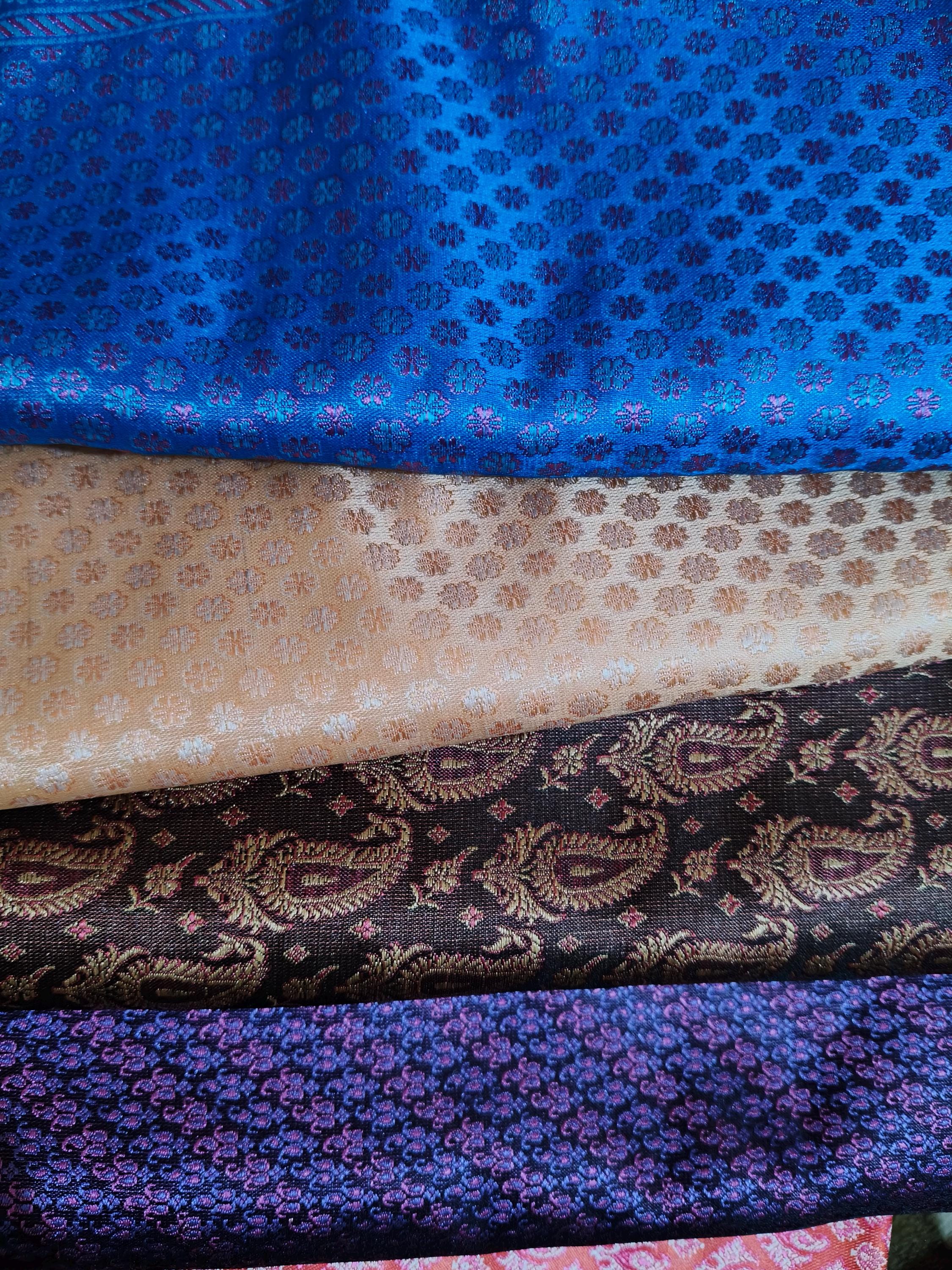 Multi Color Stole Woven Stole Designer Stole Fancy Stole Art Silk Stole ...