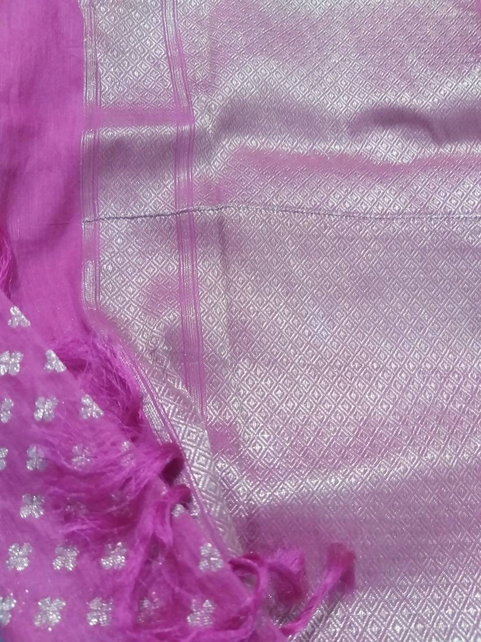 Light Purple Wedding Jacquard Dupatta Art Silk Dupatta Banarasi Dupatta ...