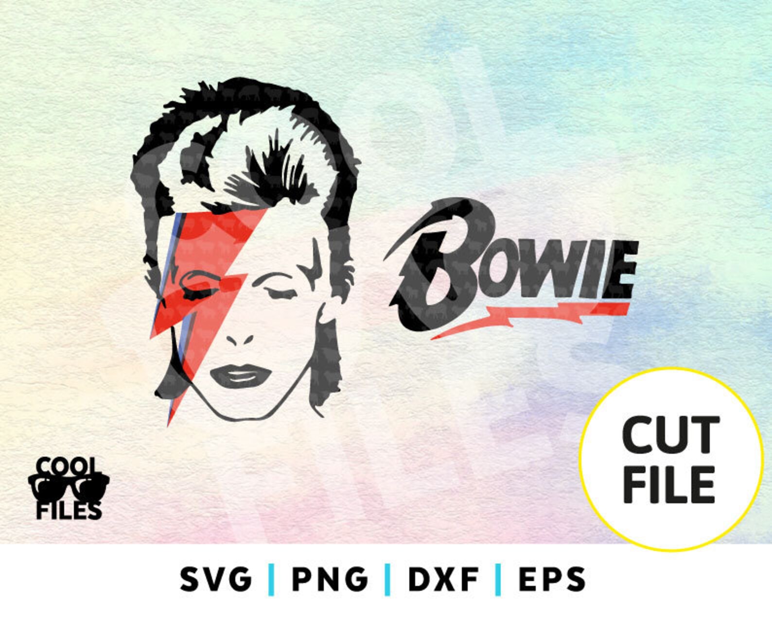 David Bowie Svg David Bowie T-shirt Lightning T Shirt | Etsy