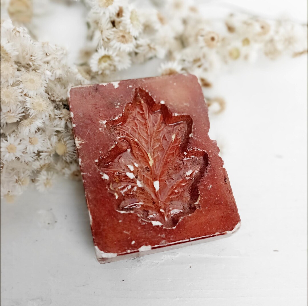 Ancient Marzipan Mold Made of Plaster Patisserie Mold Leaf Sugar Mold ...
