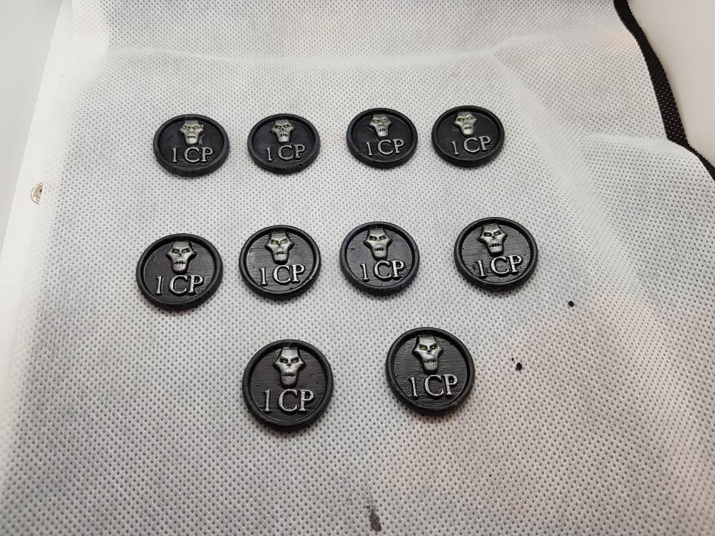 Space Robot command point tokens | Etsy