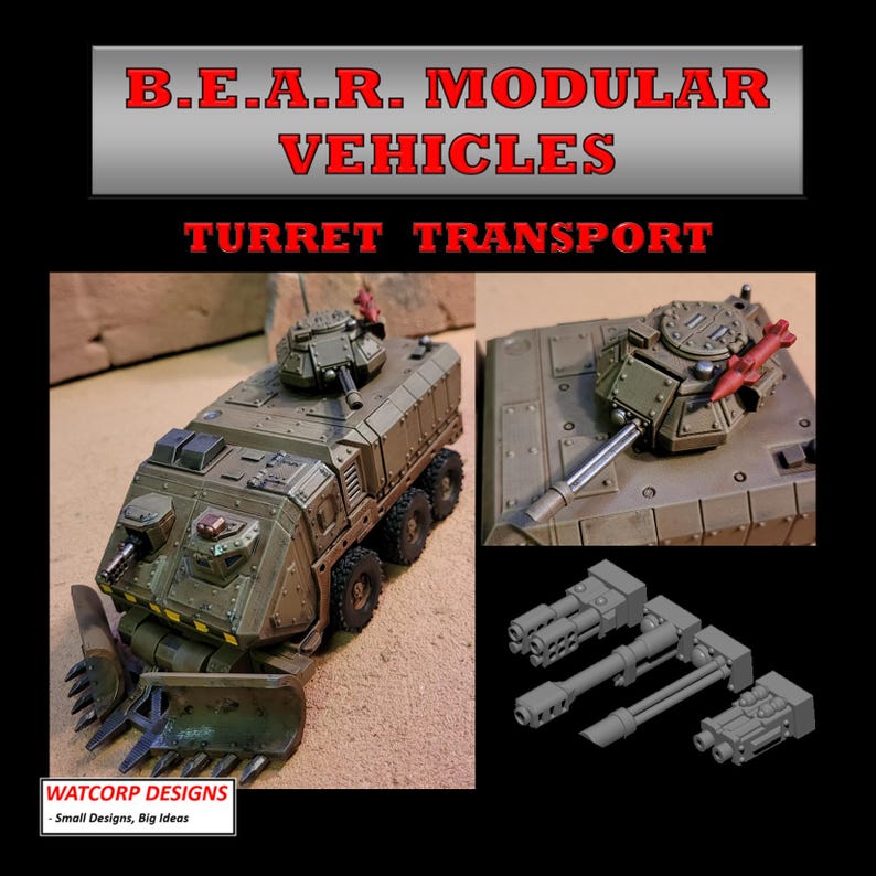 Turret APC B.E.A.R. Modular Vehicle - Etsy