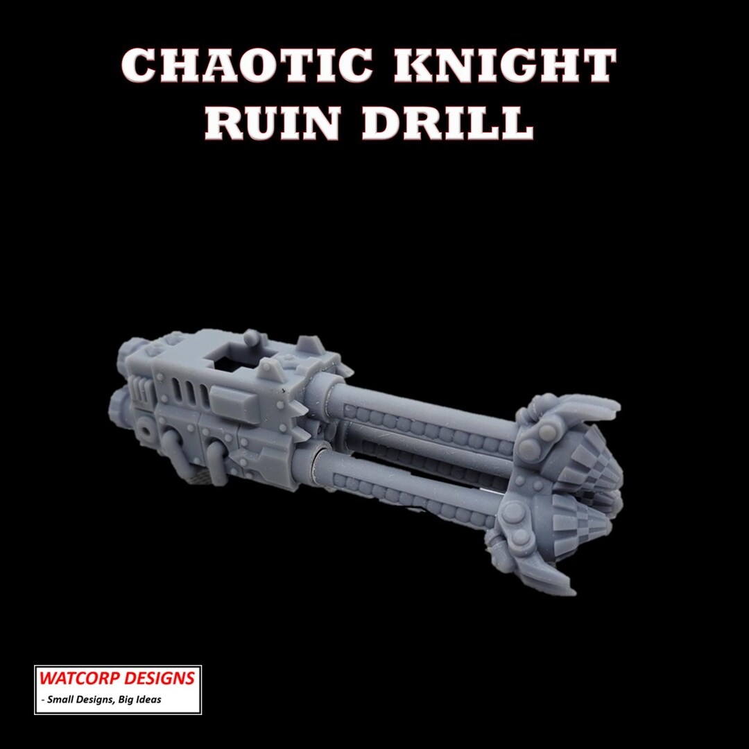Chaos Knight Ruin Drill - Etsy