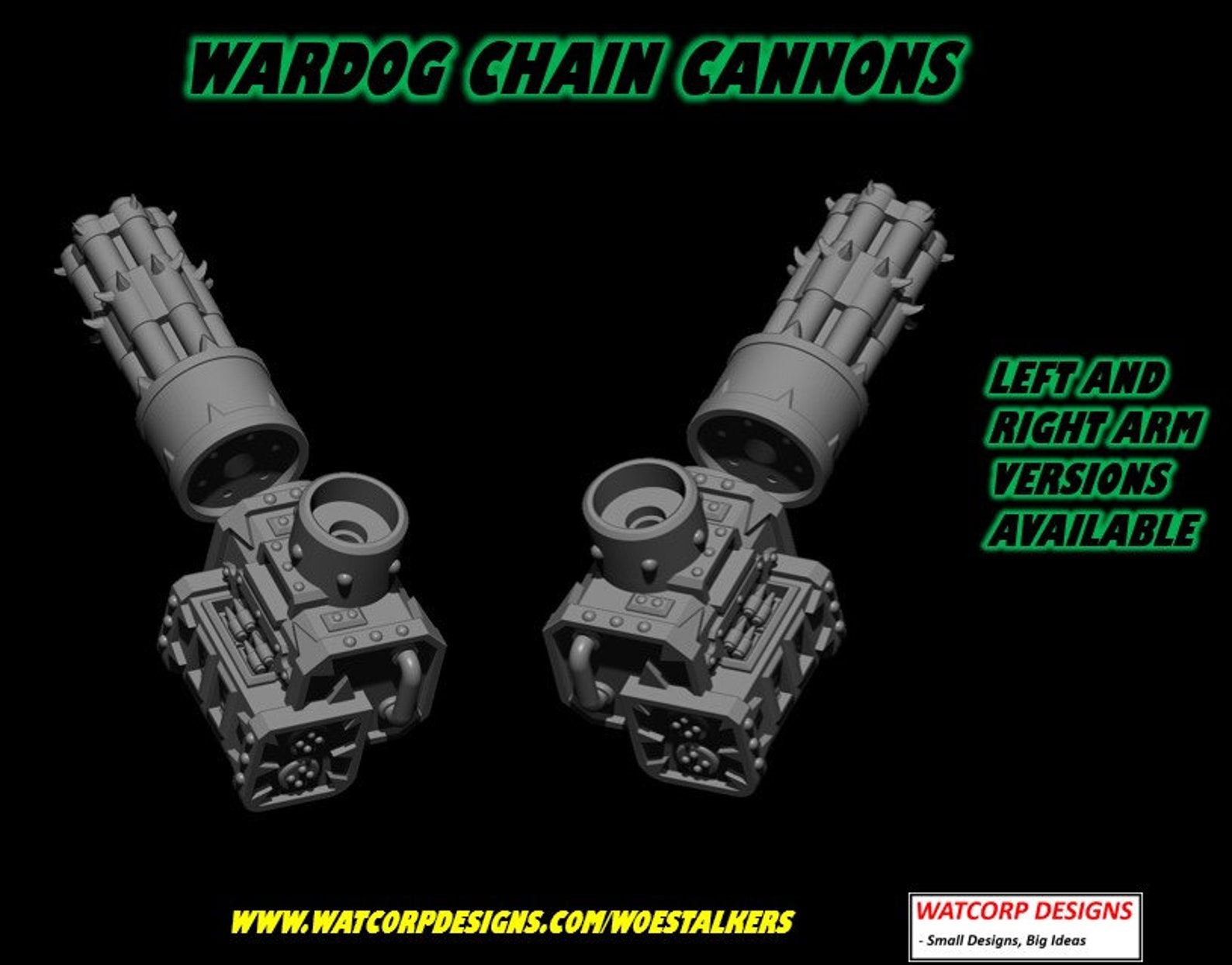 Chaos Armiger Chain Cannon Kit - Etsy Canada