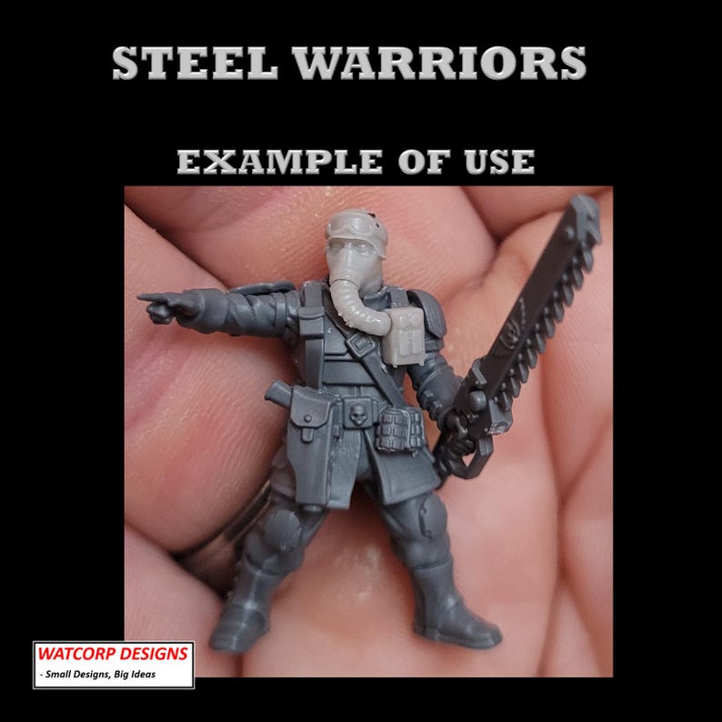 Steel Warrior Heads - Set of 6 for 28mm Wargames Infantry - Etsy