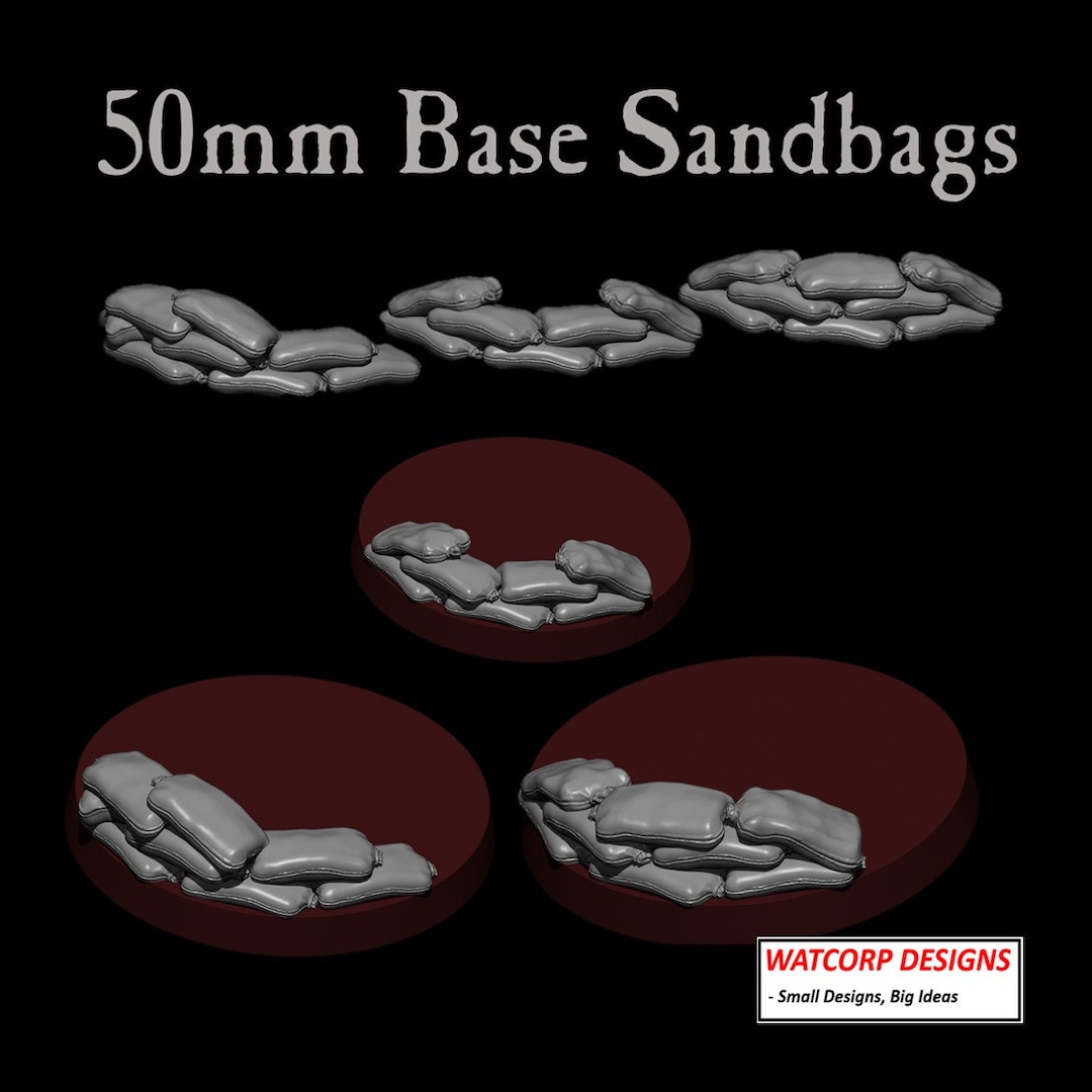 50mm Base Sandbag Walls - Etsy