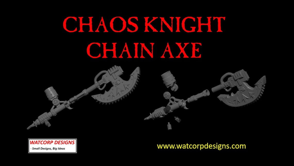 Chaos Knight Chain Axe - Etsy