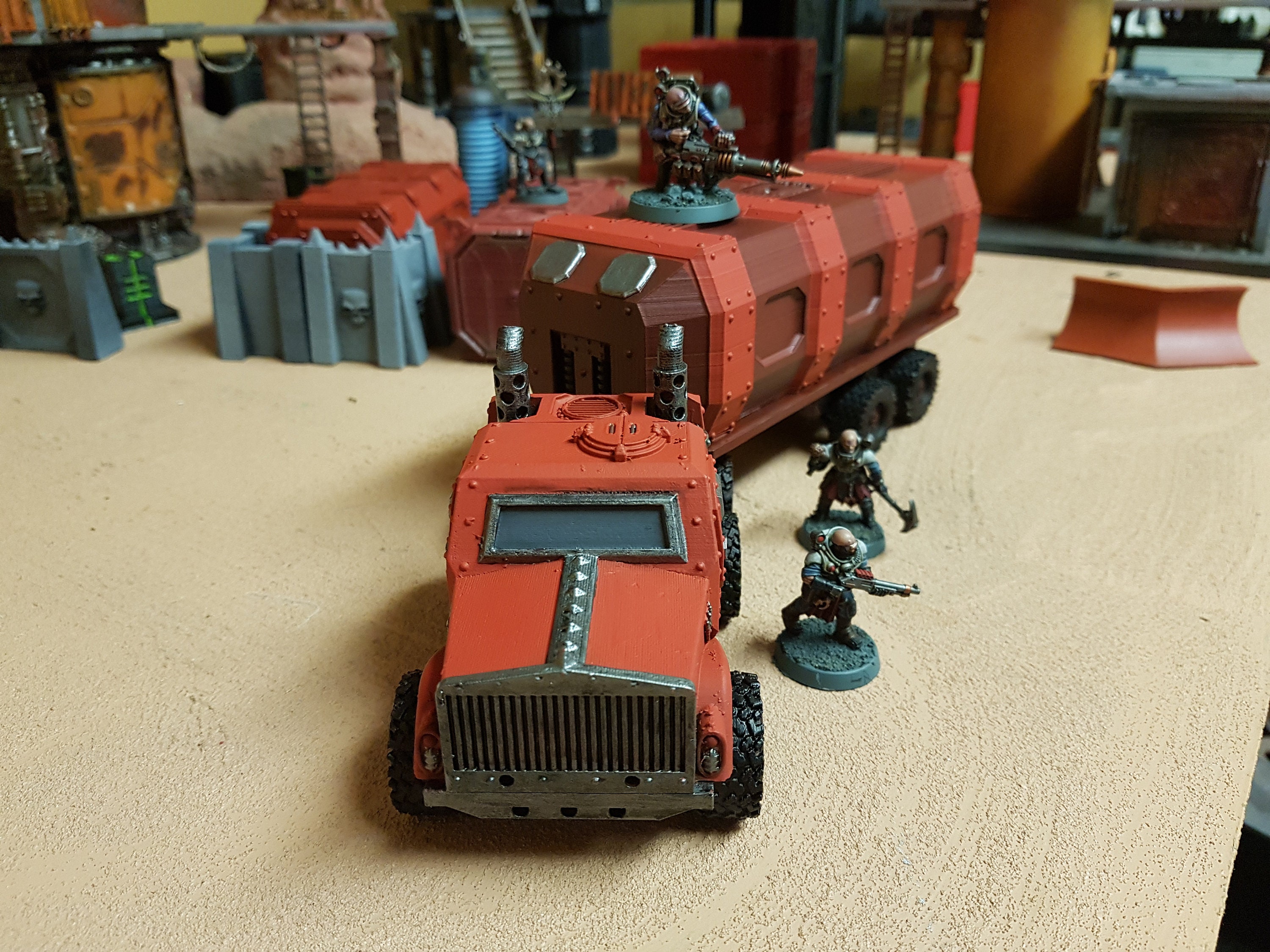 Tabletop Wargames Articulated Lorry and "rolling Fortress" STL - Etsy