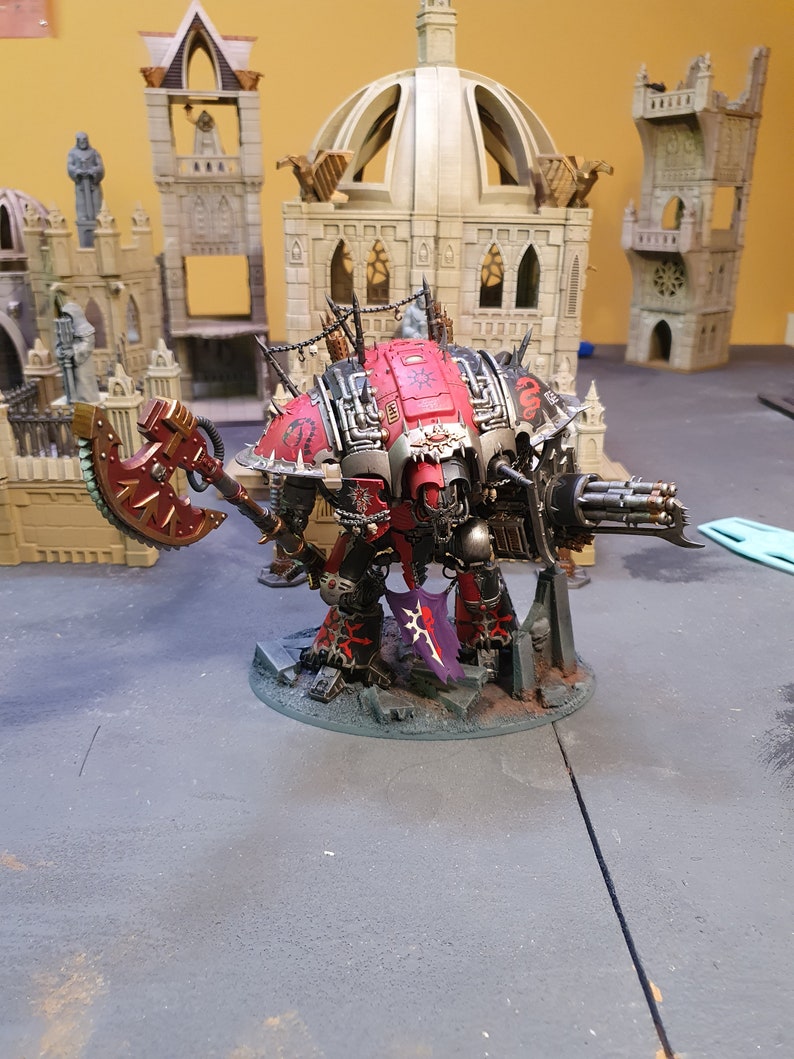 Chaos Knight Chain Axe STL - Etsy