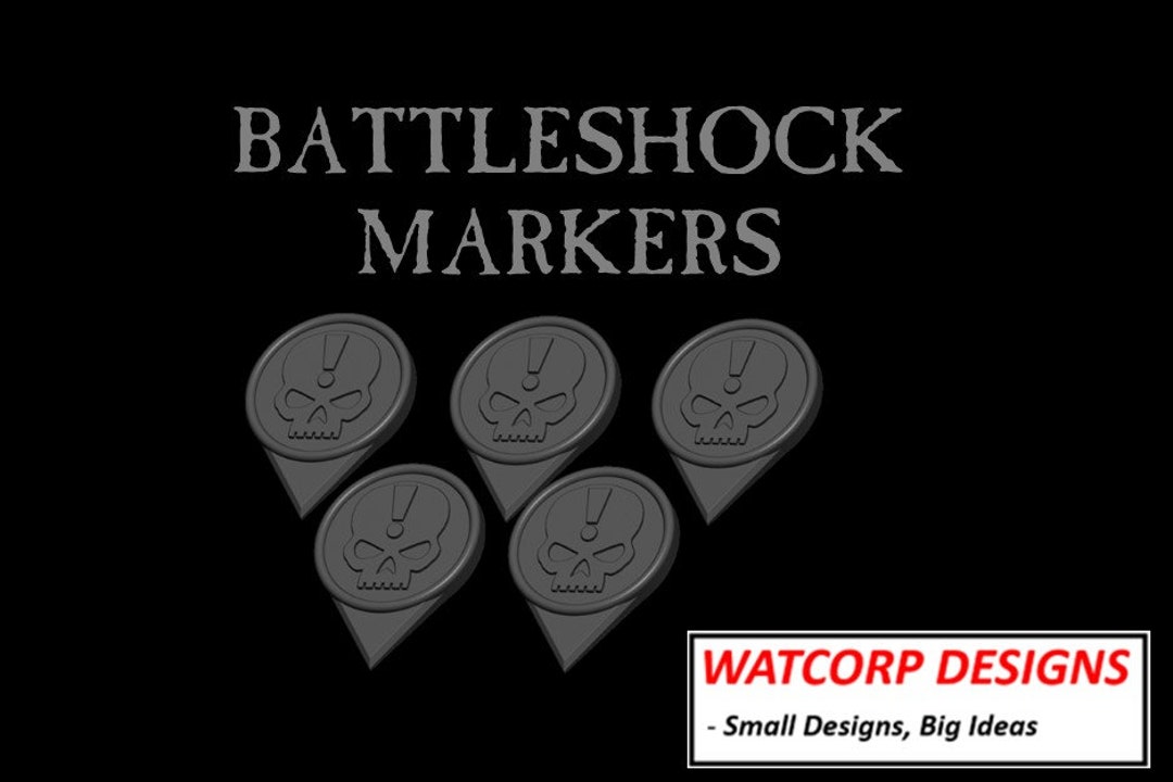 24mm Battleshock Markers - Etsy
