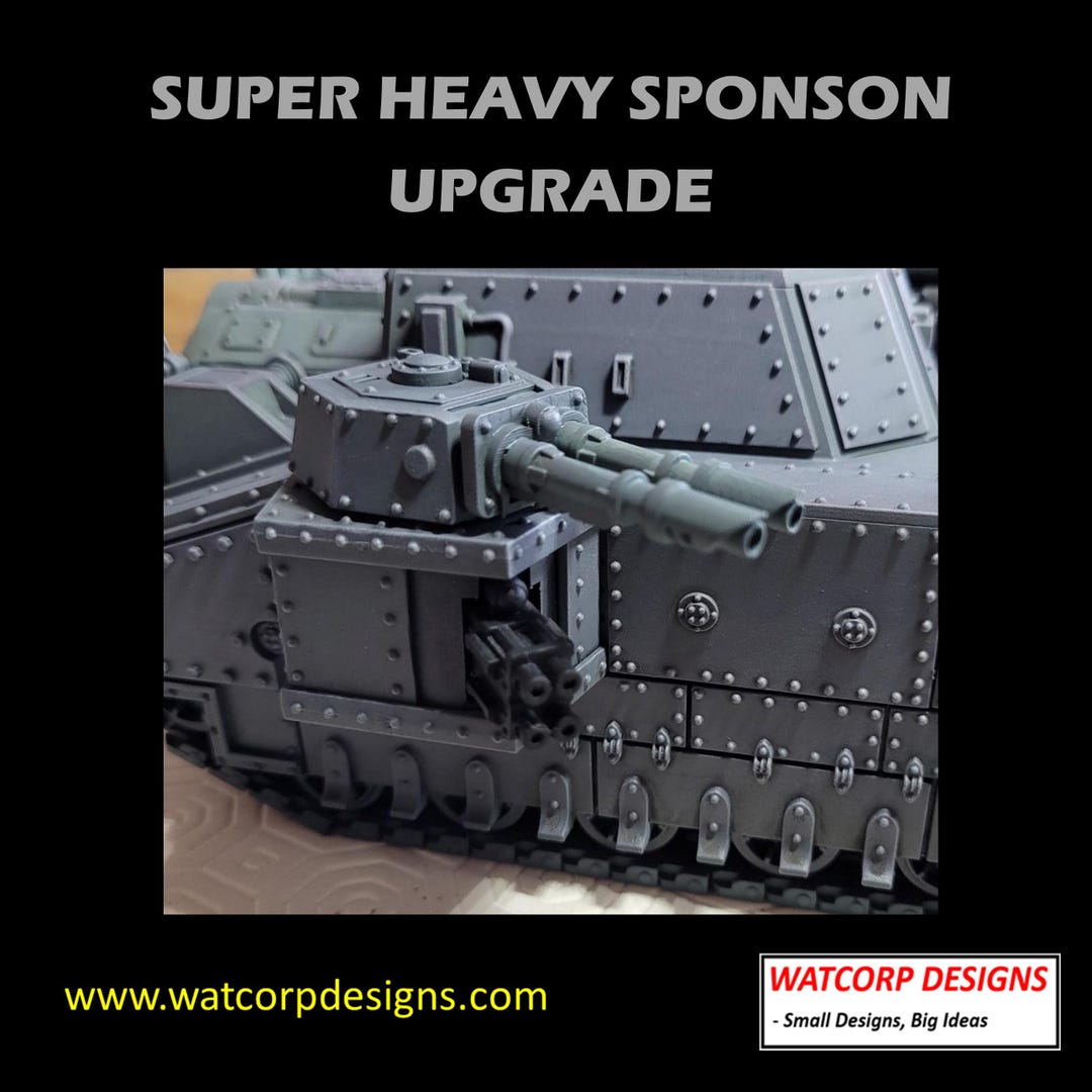 Upgraded Sponsons for Superheavy Tanks - Etsy