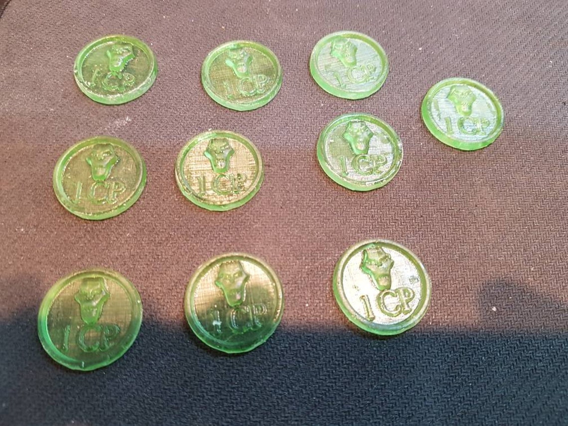 Space Robot Command Point Tokens - Etsy UK
