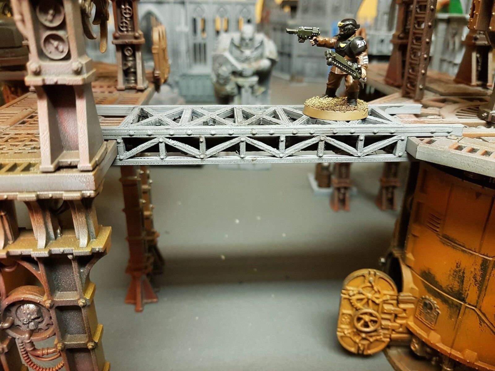 Cargo Landing Hanger Sci-Fi Scatter Terrain, 40k, Legion, Starfinder ...