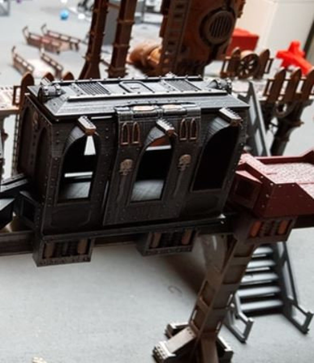 STL - Gothic Rail Carriage - Etsy