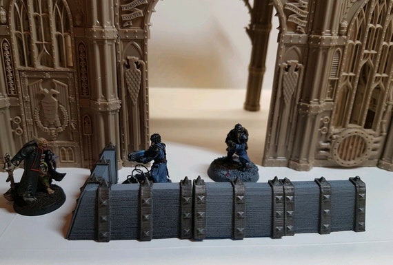 Spiked Barricades With Corner. - Etsy