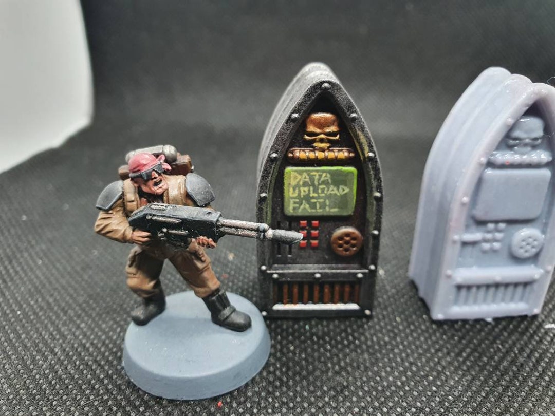 2x Sci-fi Control Alcoves - Add Detail to Terrain - Etsy