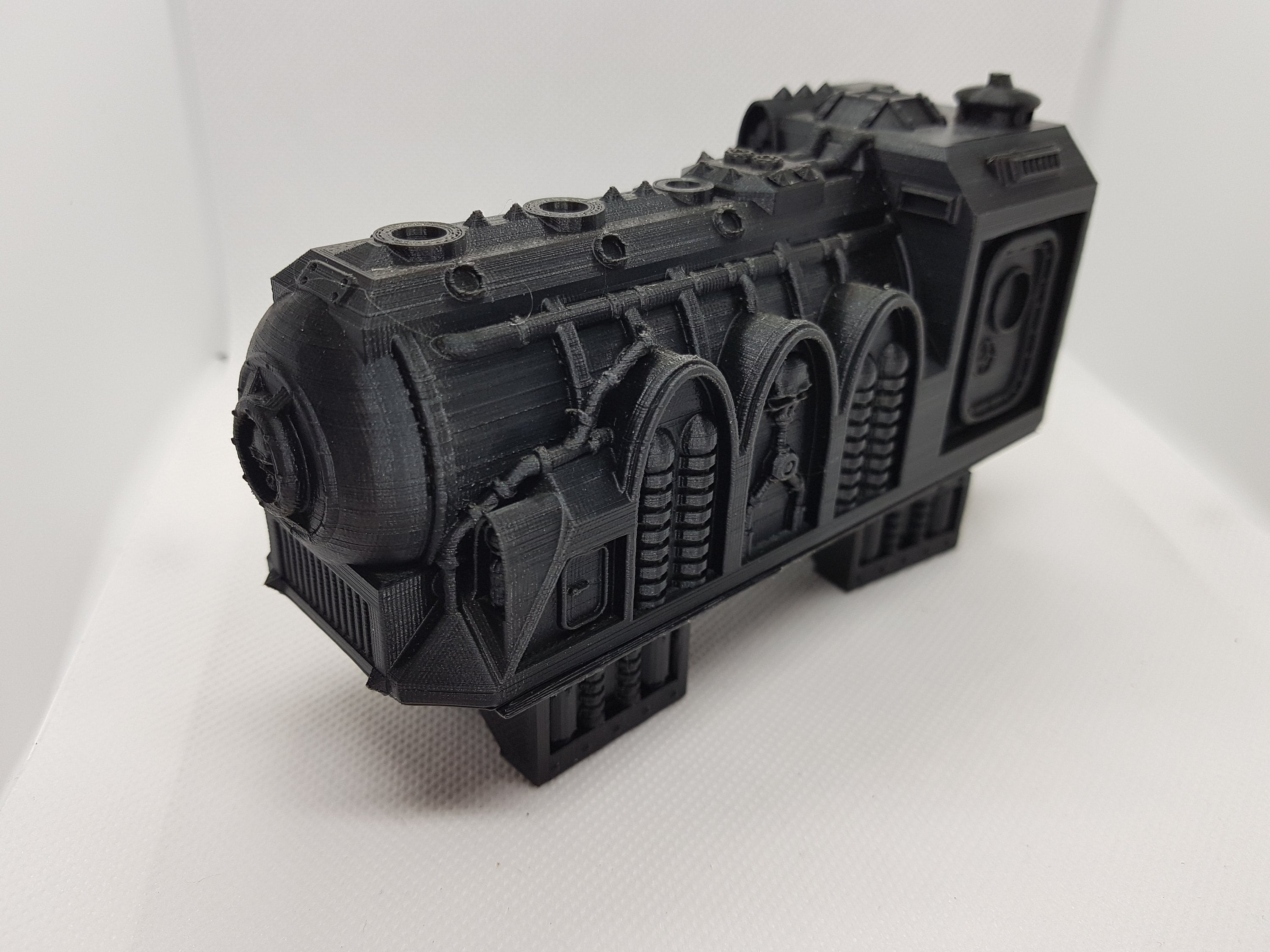 STL Gothic Train Engine for 28mm Wargame Monorail | Etsy
