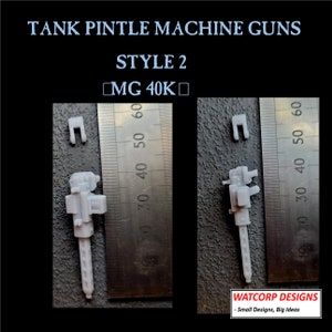 Pintle Mounted Heavy Machine Guns for 28mm Wargames - Etsy