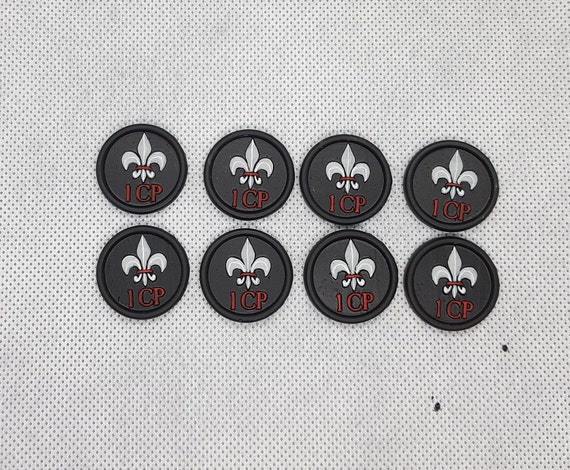 Fleu De Lys Command Point Tokens - Etsy