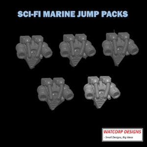Sci-fi Marines Jump Pack - Etsy