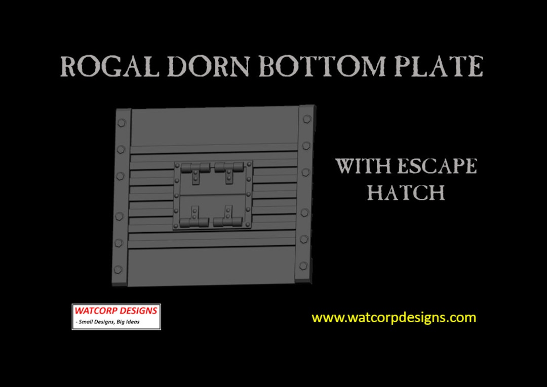 Rogal Dorn Base Plate - Etsy