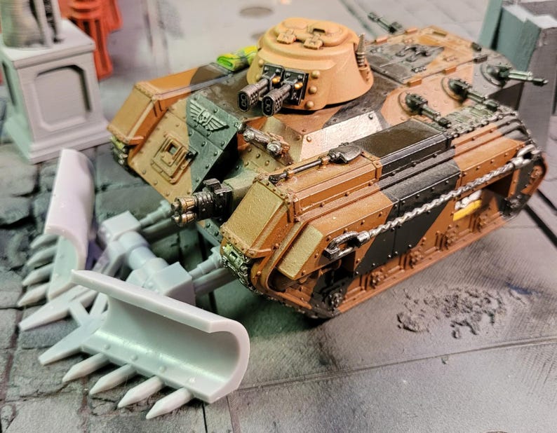 Universal Mine Plow for Wargames Tanks - Etsy