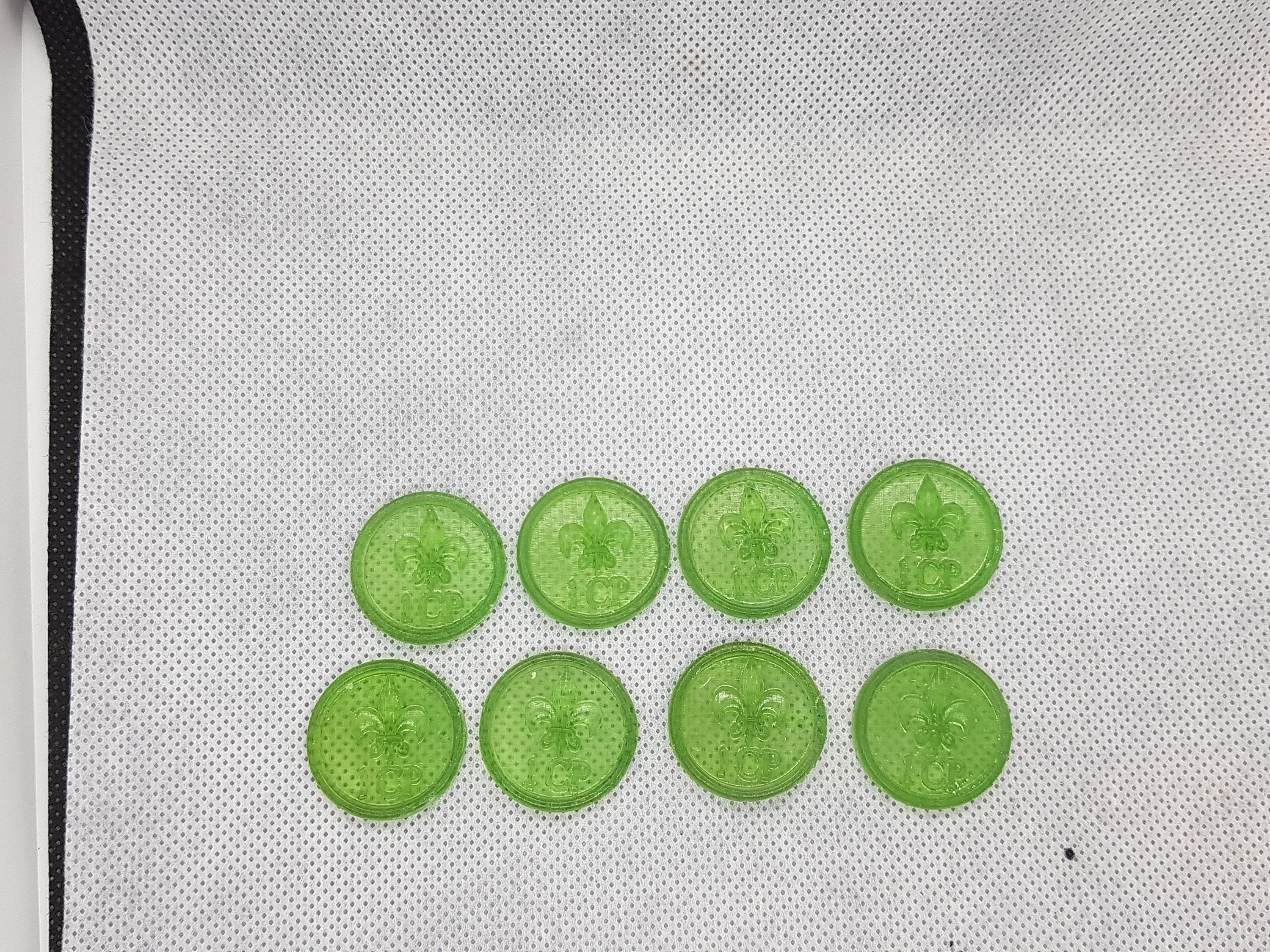 Fleu De Lys Command Point Tokens - Etsy