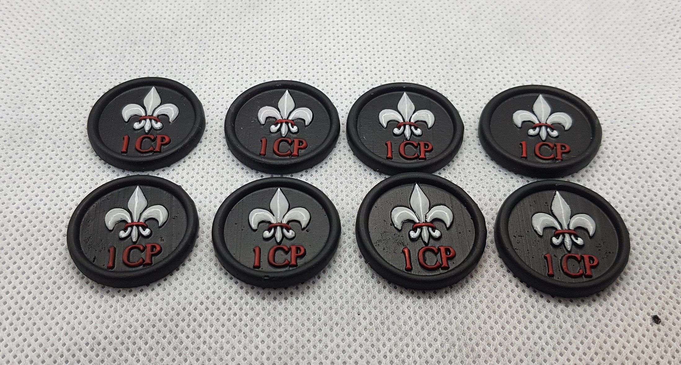 Fleu De Lys Command Point Tokens - Etsy UK