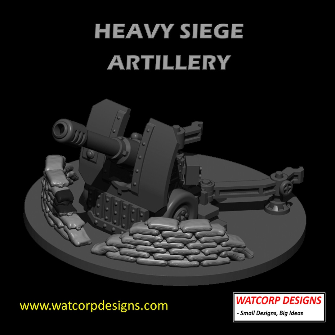 Heavy Siege Artillery for 28mm Wargames - Etsy