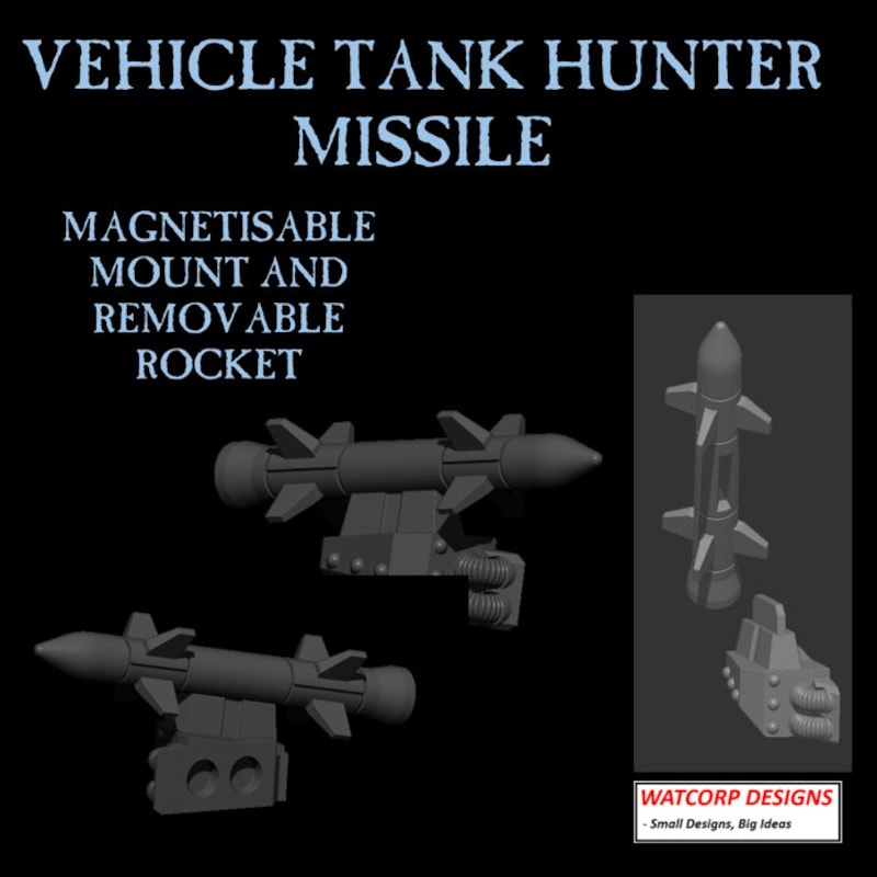 Miniature Missile Tank - Etsy UK