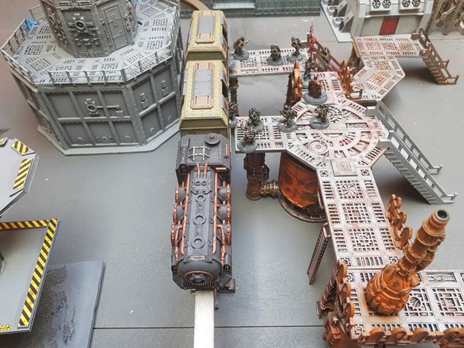 STL Gothic Train Engine for 28mm Wargame Monorail - Etsy UK