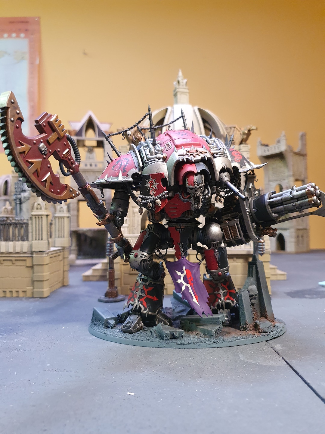 Chaos Knight Chain Axe STL - Etsy