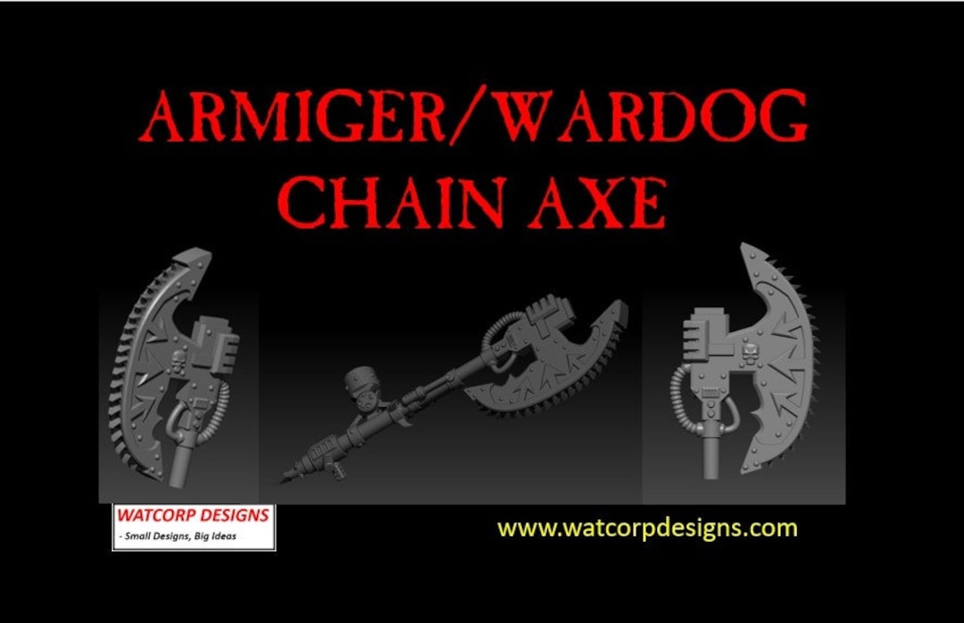 Chaos Wardog Chain Axe Kit - Etsy