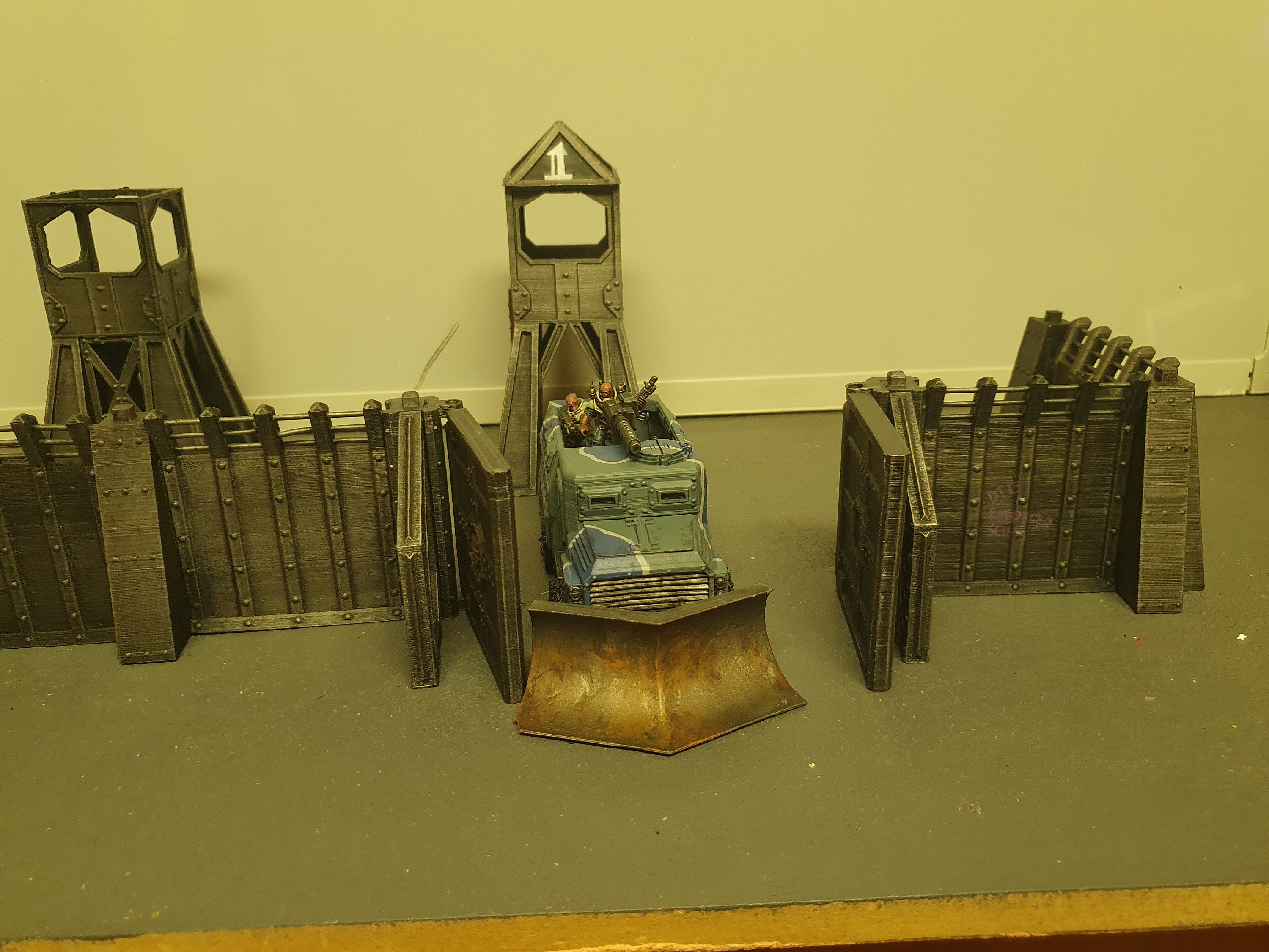 Modular Walls Gates and Guard Towers STL - Etsy