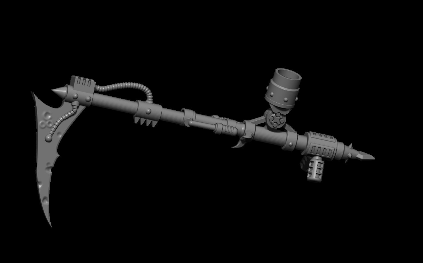 Chaos Knight Scythe Arm | Etsy