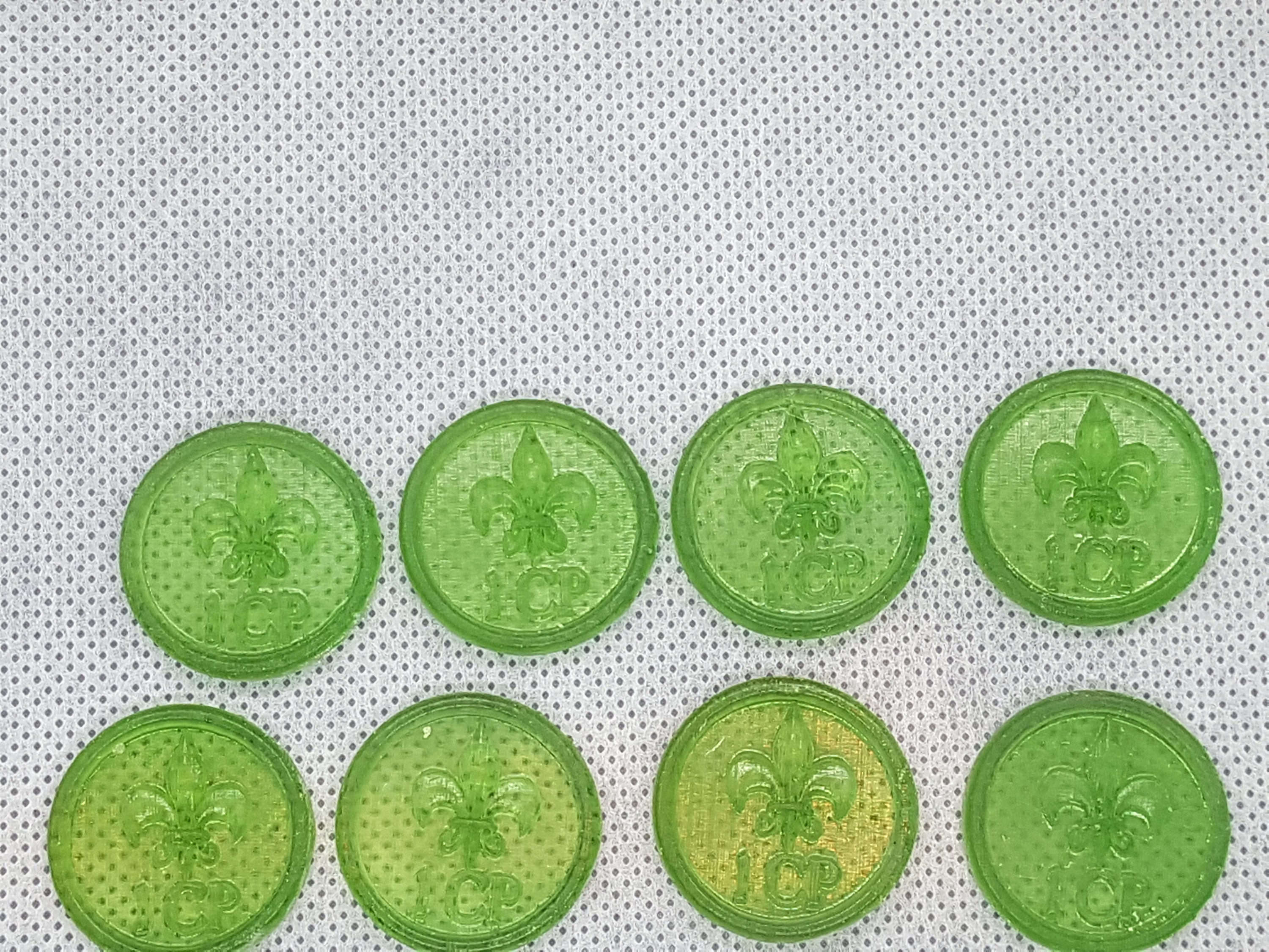 Fleu De Lys Command Point Tokens - Etsy