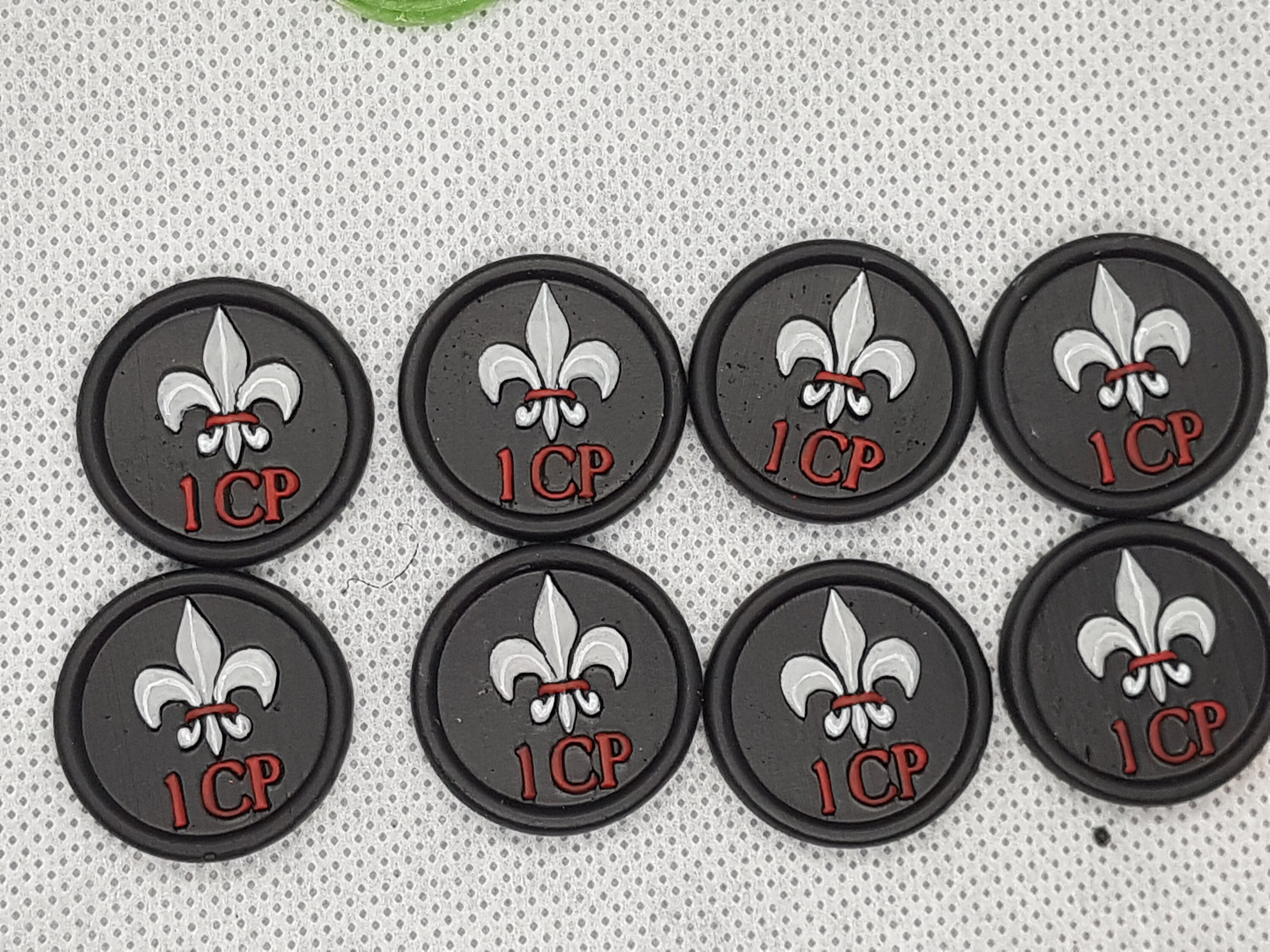 Fleu De Lys Command Point Tokens - Etsy
