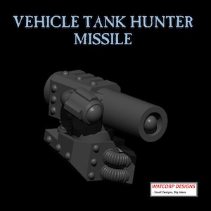 Sci-fi Tank Turret Hunter Killer Missile Upgrade - Etsy