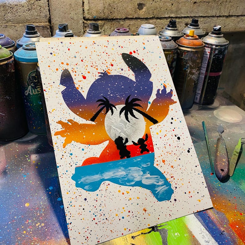 Spray Paint Art - Etsy