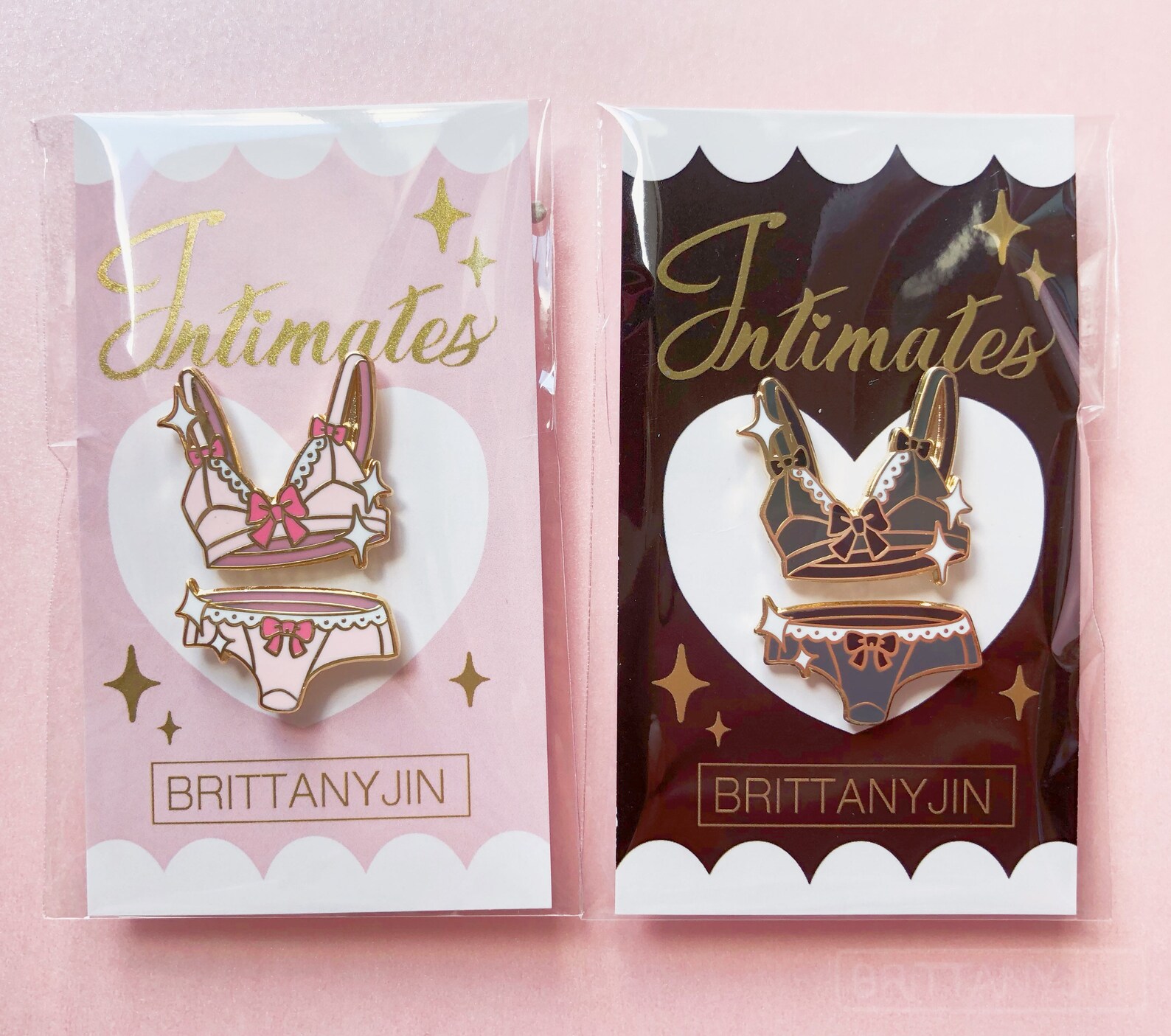 Intimates Hard Enamel Pins - Etsy