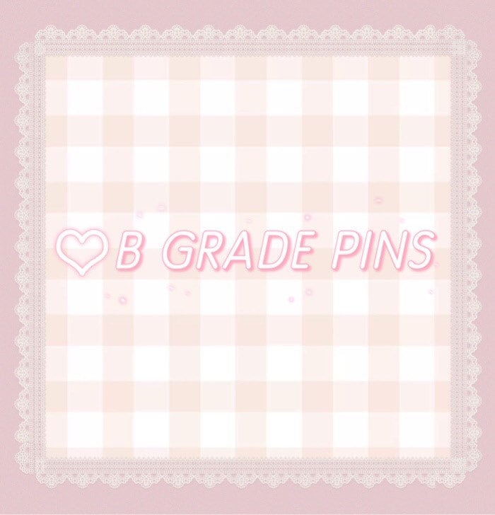 B Grade Pins - Etsy