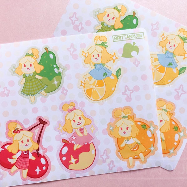 Isabelle Sticker - Etsy