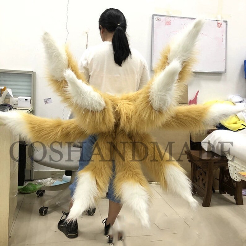 Hitman Reborn Suzuran Cosplay Prop Nine-Tailed Fox Tails | Etsy