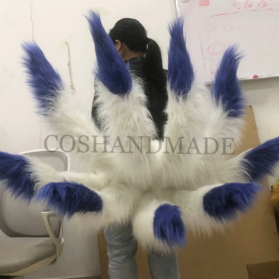 Color Transition Tail Cosplay Tails Nine-tailed Fox Tails Suzuran More ...