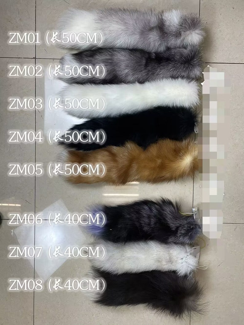 Movable Tail Waggle Fox Tail Lifelike Fox Cosplay Furry Partial Fursuit ...