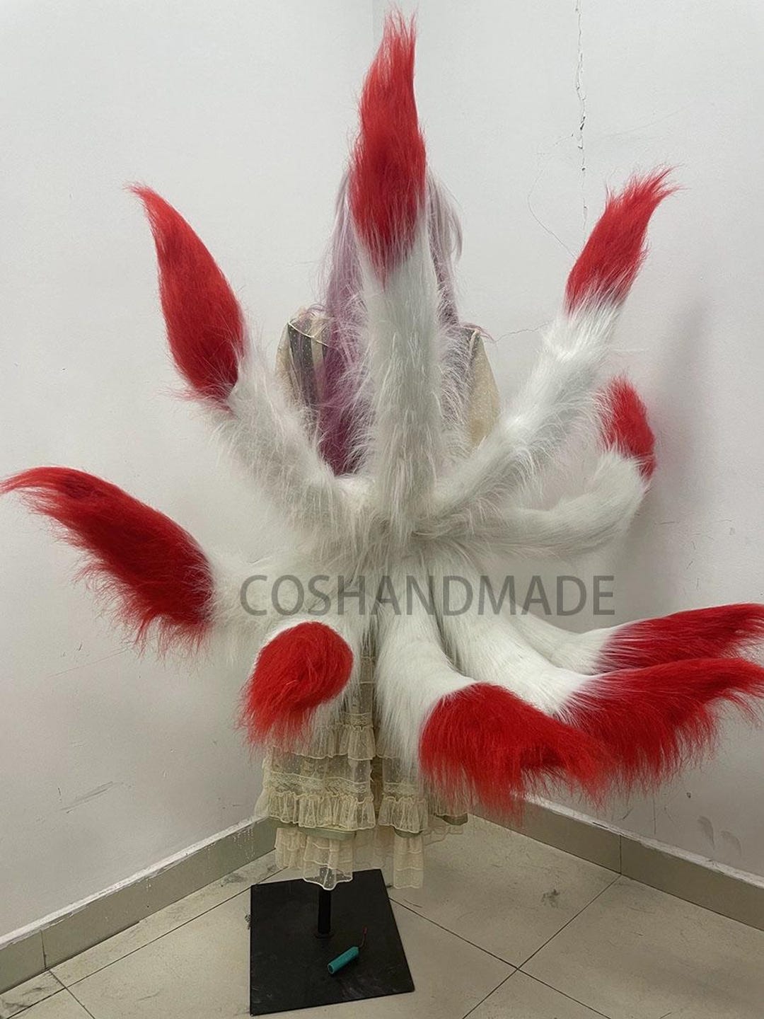 Nine Tail Cosplay Tails Nine-tailed Fox Tails Suzuran More Colors ...